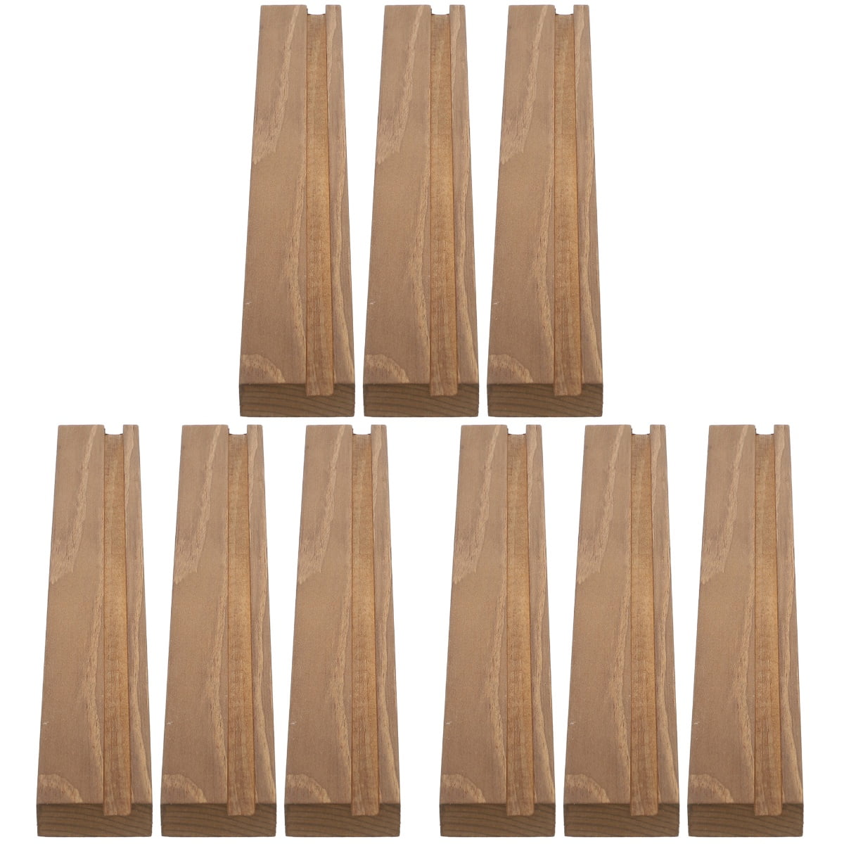 9 pcs Vinyl Record Display Stand Wooden Vinyl Record Holder Wall Mount ...