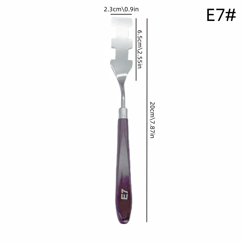 9-piece oil painting texture knife Special-shaped knife Paint scraper ...