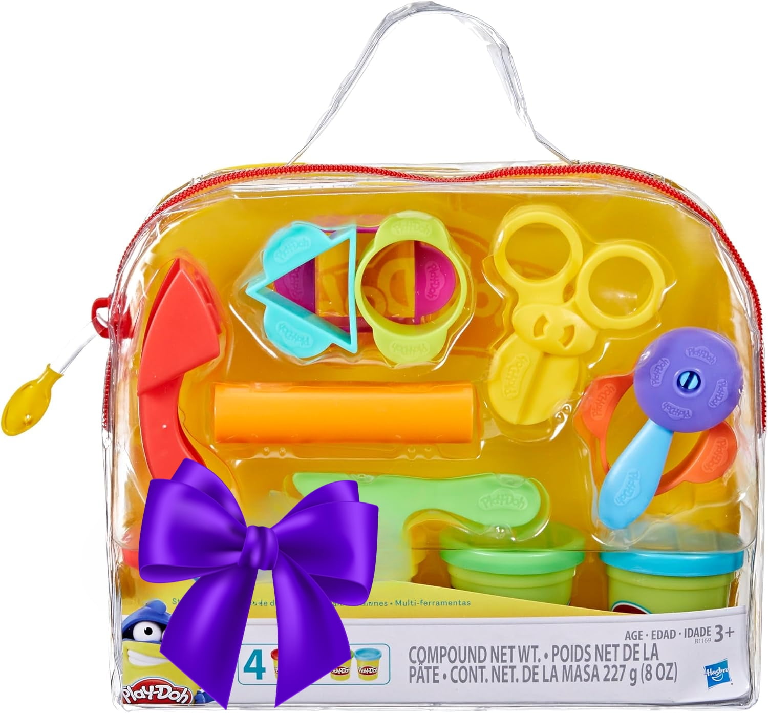 9-piece starter set with storage box and 4 modeling glue jars, art and ...