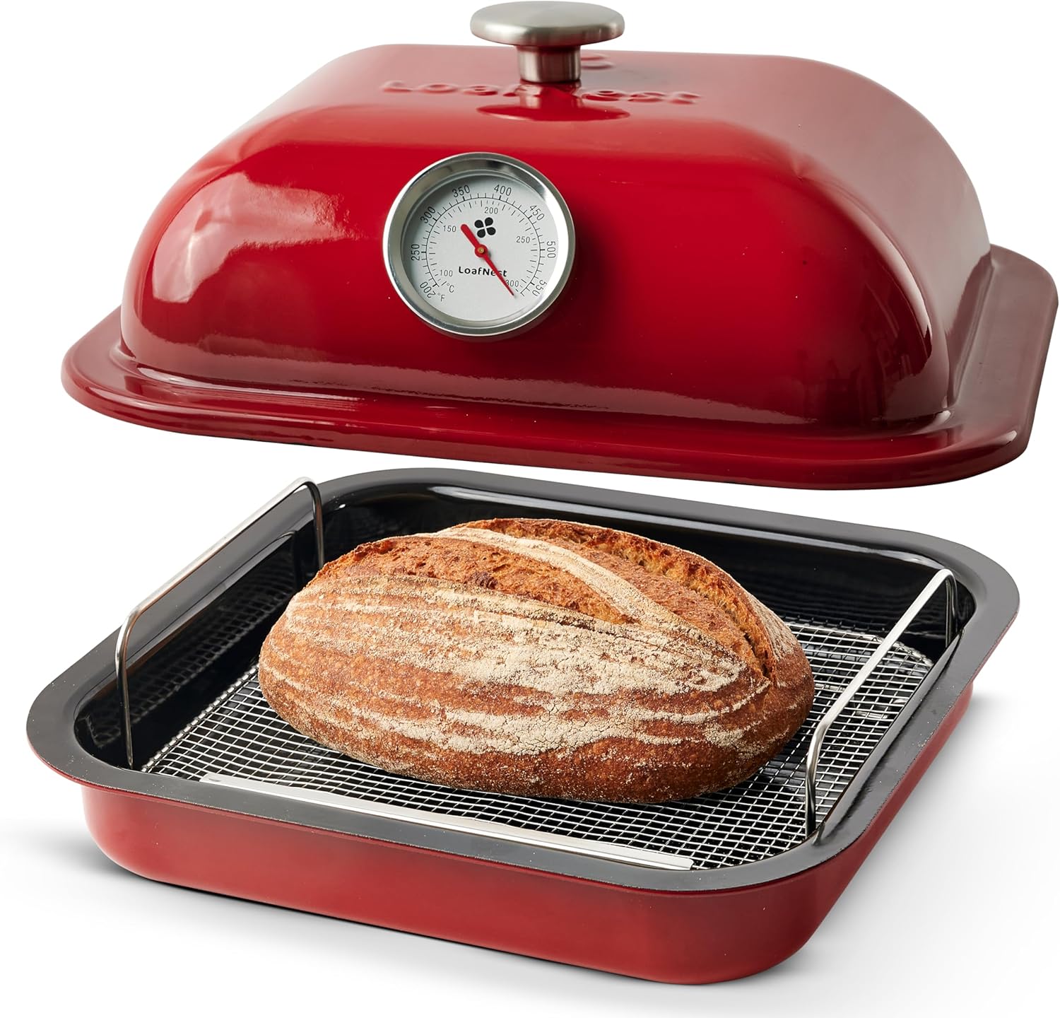 9 qt (4+5) Multipurpose Baking Dish and Cloche with Built in Oven ...