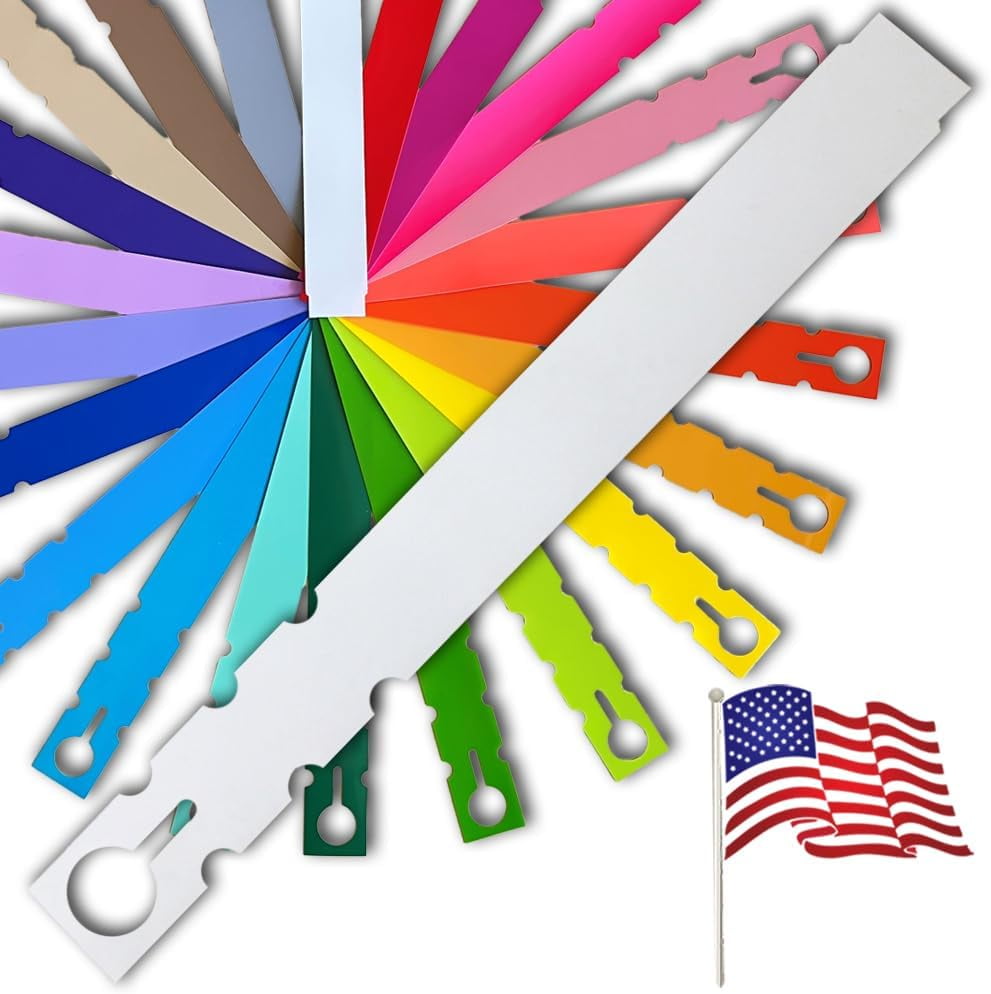 9" x 1" White - 2,000 Pcs - Plastic Plant Tags and Labels - Wrap Around ...