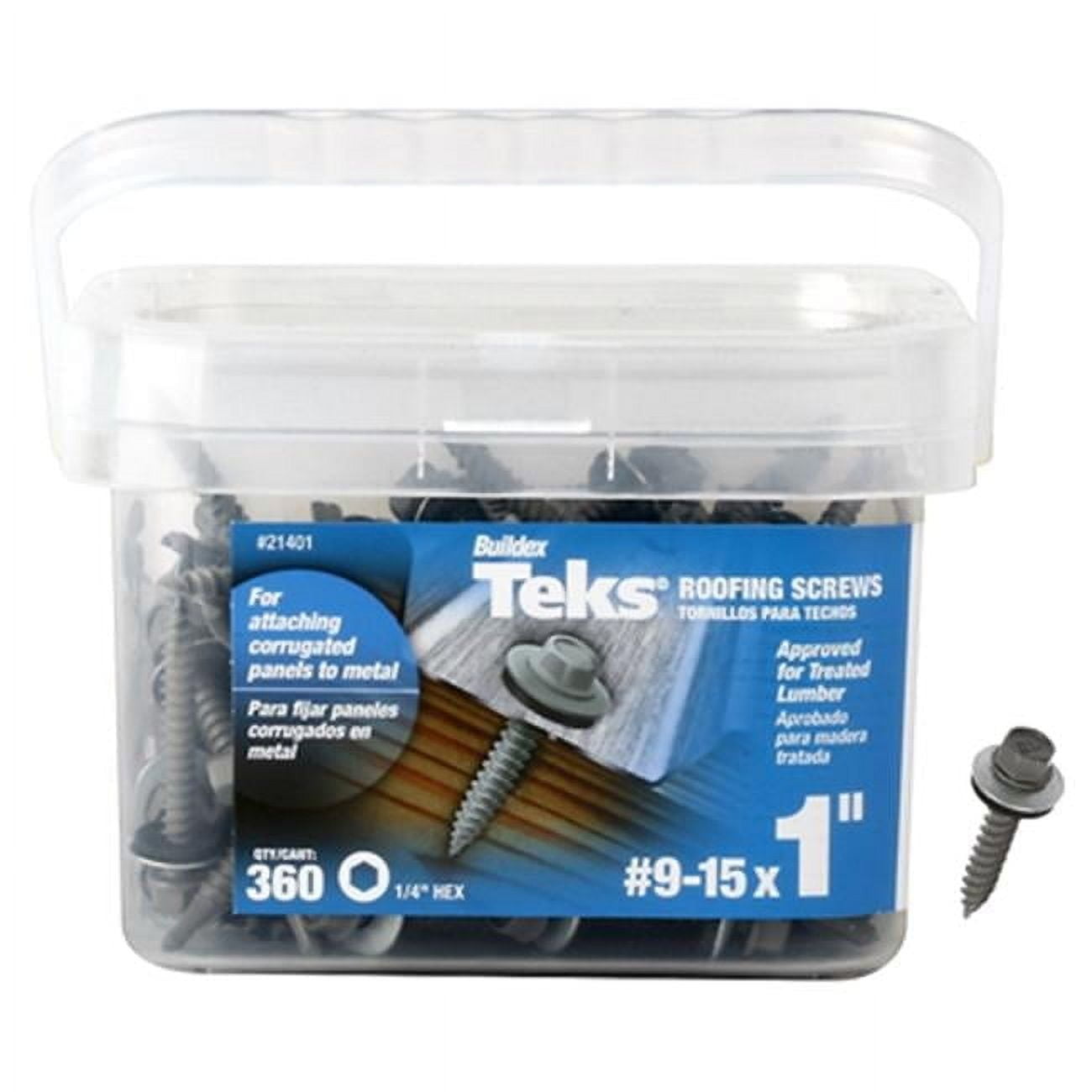 9 x 1 in. Roofing Screws - Walmart.com