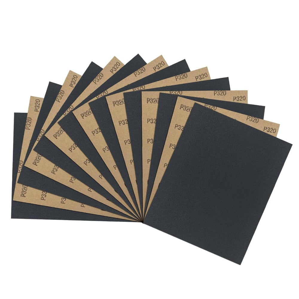 9 x 11 Inch 15pcs Wet Dry Sandpaper, Waterproof Abrasive Sand Paper ...