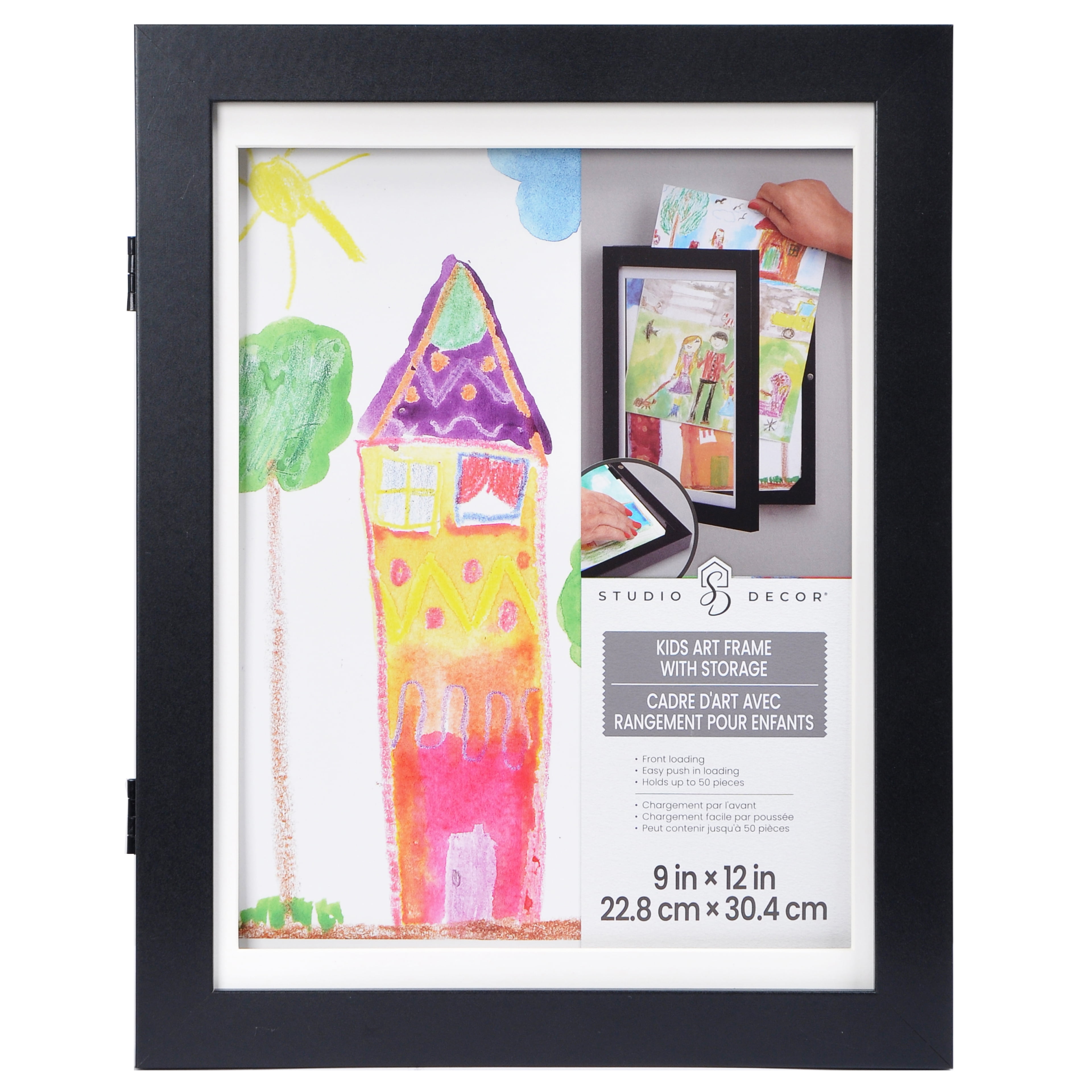 9" x 12" Black Kids Artwork Display Frame by Studio Décor - Display ...
