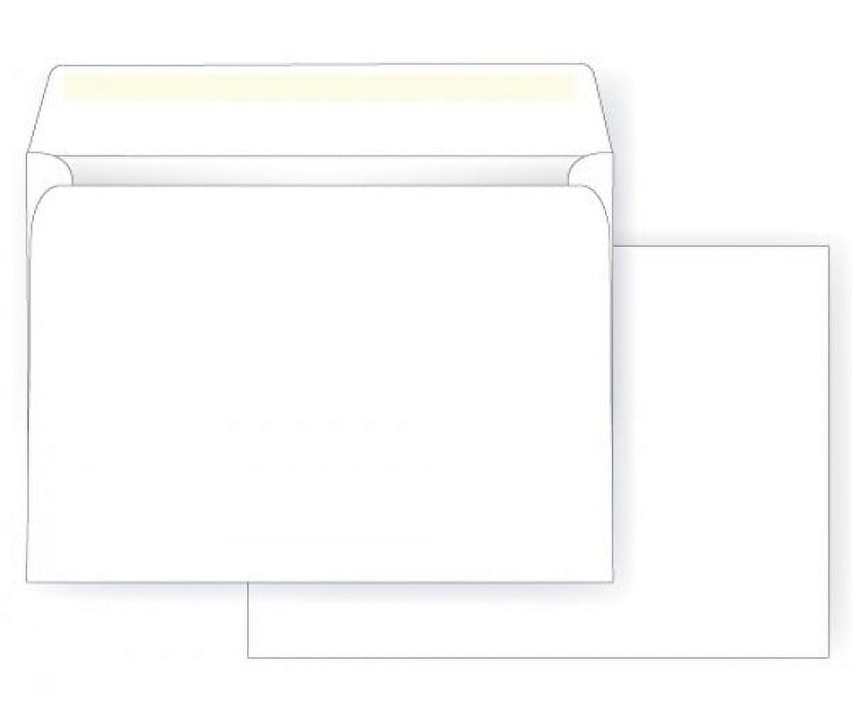 9 x 12 Booklet Envelope - Open Side - 24# White (9 x 12) - Jumbo Series ...