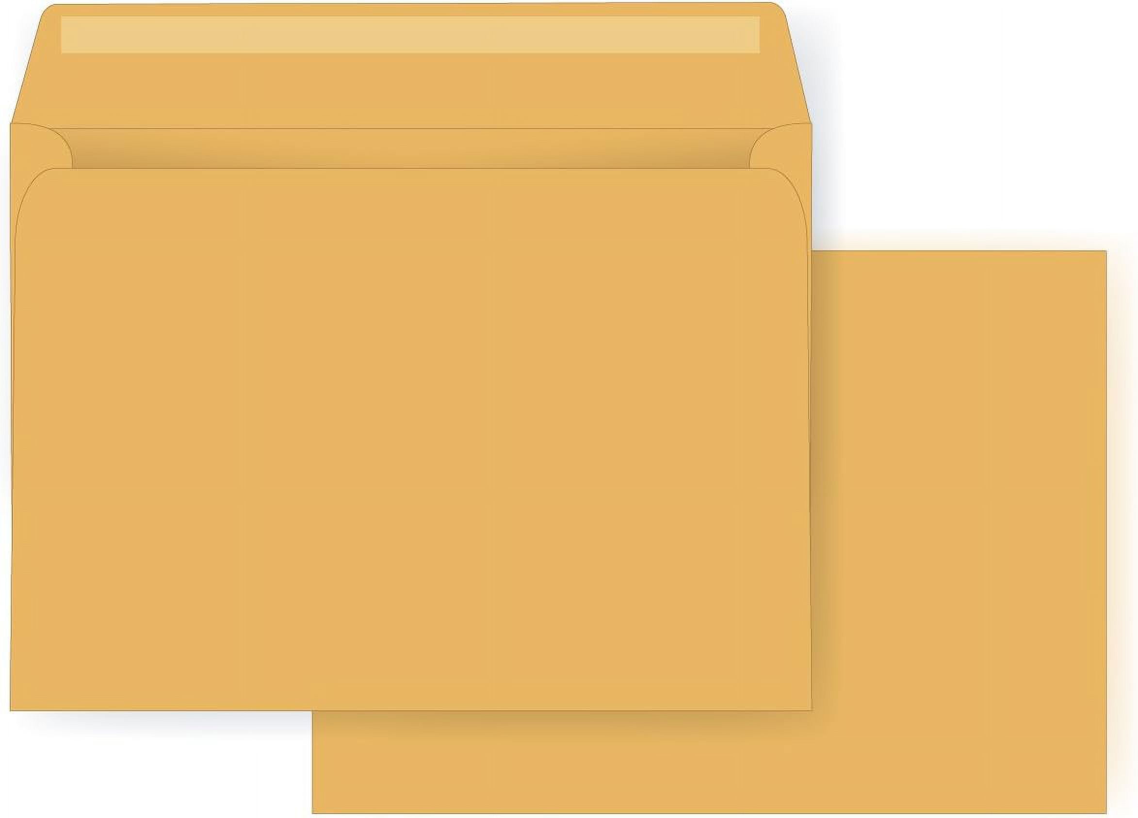9 x 12 Booklet Envelope - Open Side - 28# Brown (9 x 12) - Jumbo Series ...
