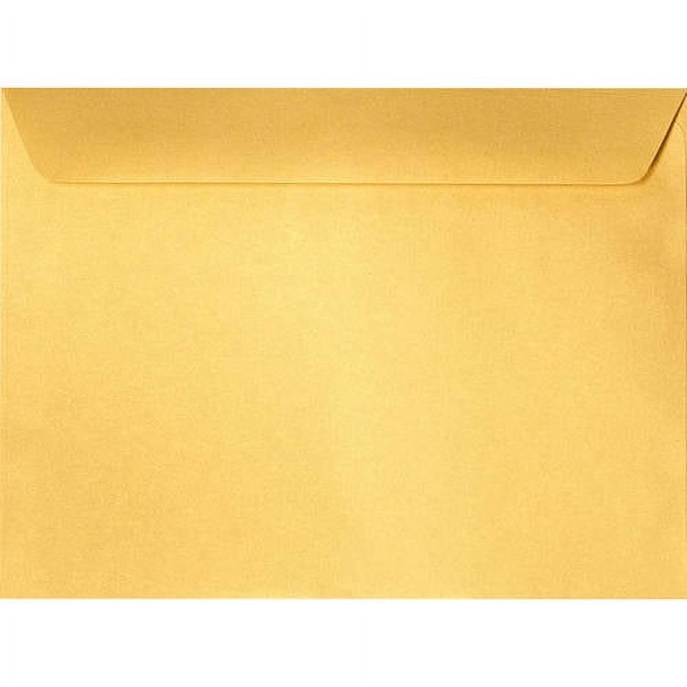9 x 12 Booklet Envelopes - Gold Metallic (1000 Qty.) - Walmart.com