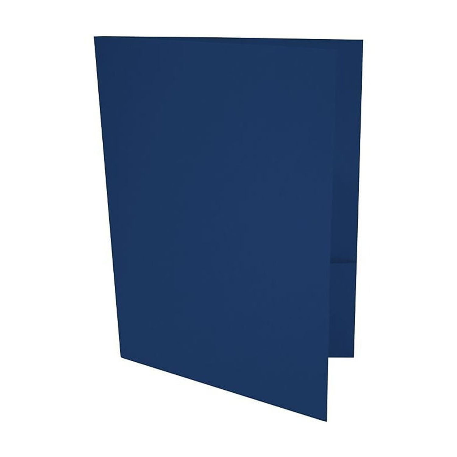 9 x 12 Presentation Folders - Navy (50 Qty.) - Walmart.com