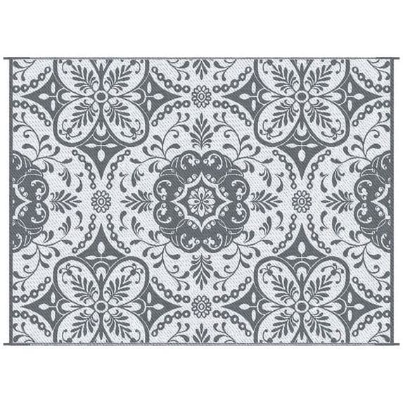 VERTEX&KAIBIN 9' x 12' RV Outdoor Rug, Large Waterproof Camping Carpet ...