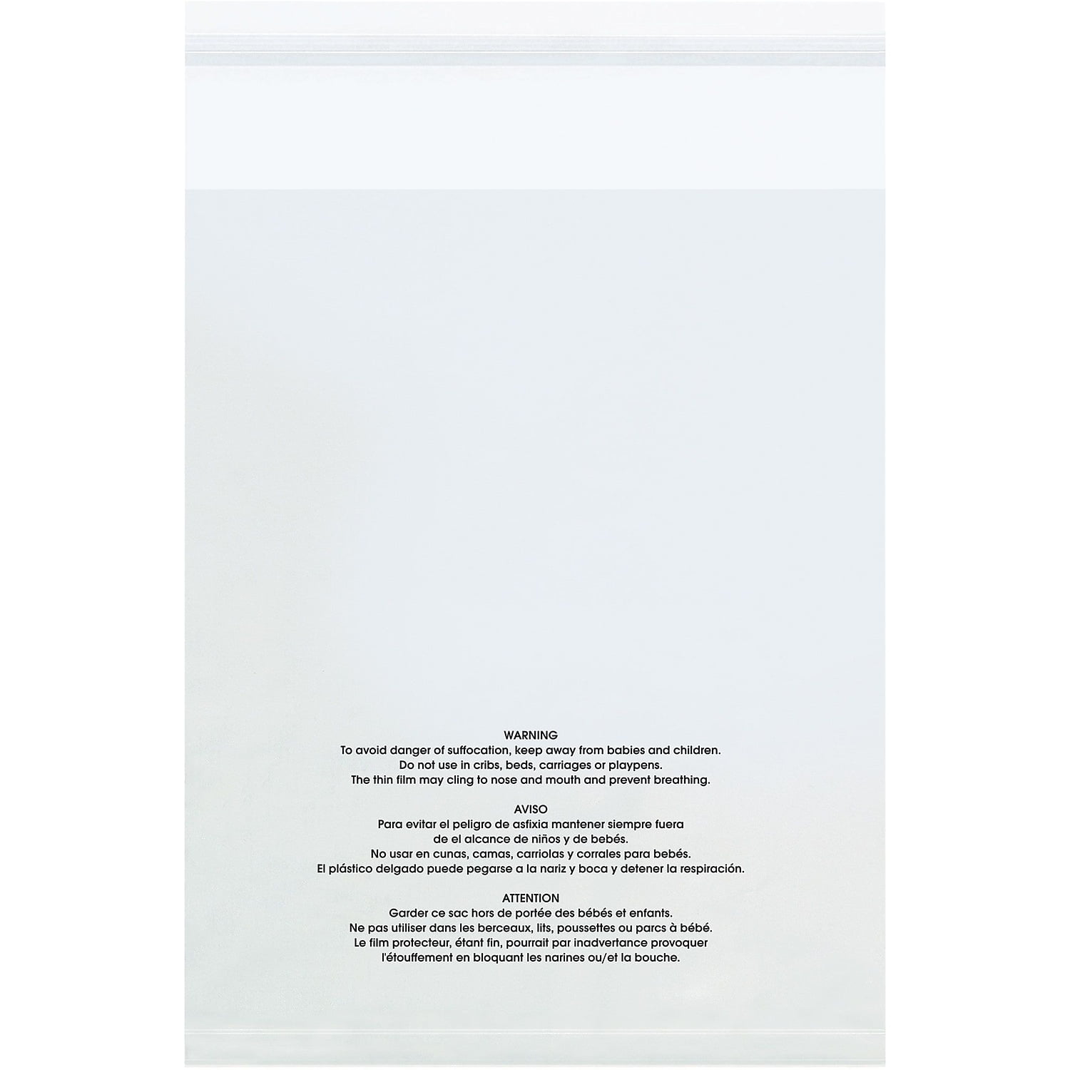 9" x 12" Reclosable Poly Bags 1.5 Mil Clear 100/Carton (PMV091215100 ...