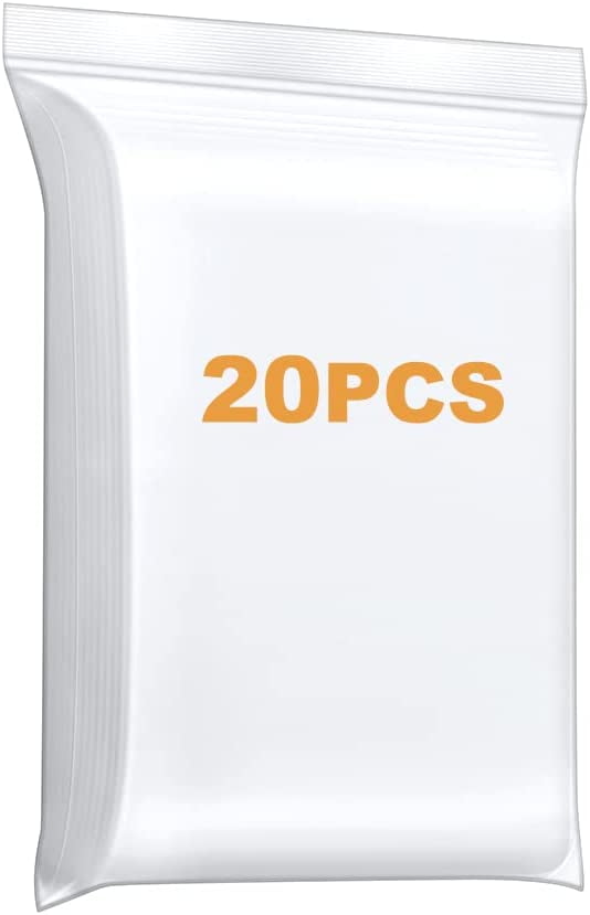 9" x 12" Thick 4 Mil Clear Zip Poly Lock Plastic Bags Seal Reclosable ...