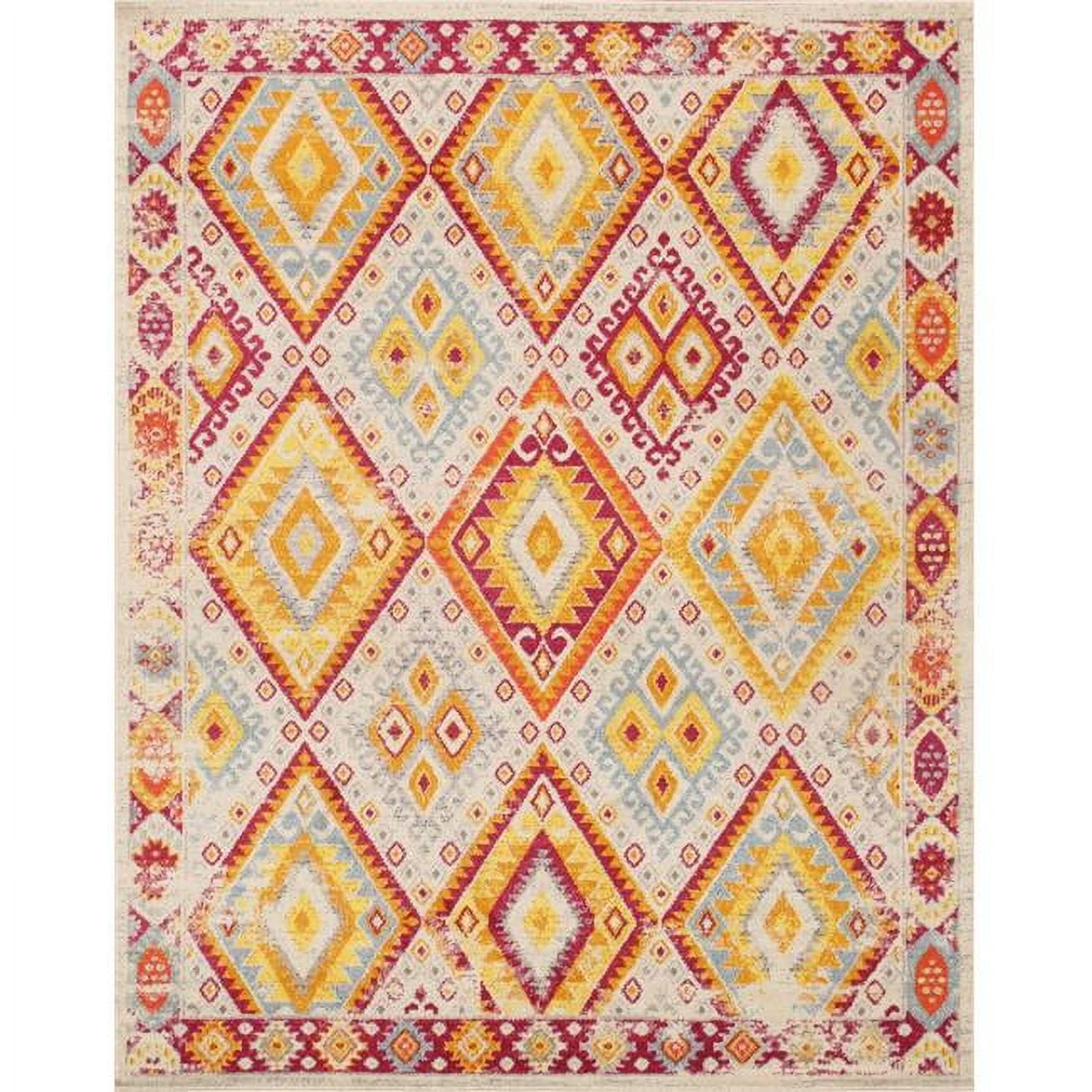 9 x 12 ft. Aldora Design Power Loom Area Rug - Beige - Walmart.com