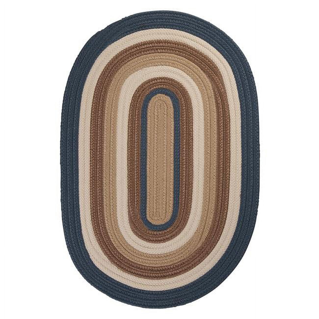 9 x 12 ft. Brooklyn Traditional Oval Rug, Blue Haze - Walmart.com