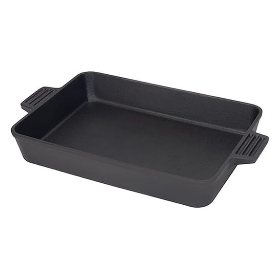 9 x 13-in Cast Iron Casserole Baking Pan – Preseasoned Cookware for ...
