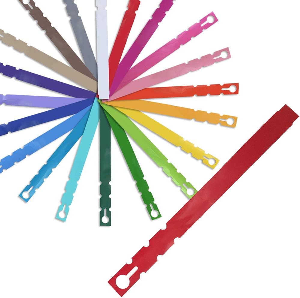 9" x 3/4" Red - 1,000 Pcs - Plastic Plant and Labels - Wrap Around rmal ...