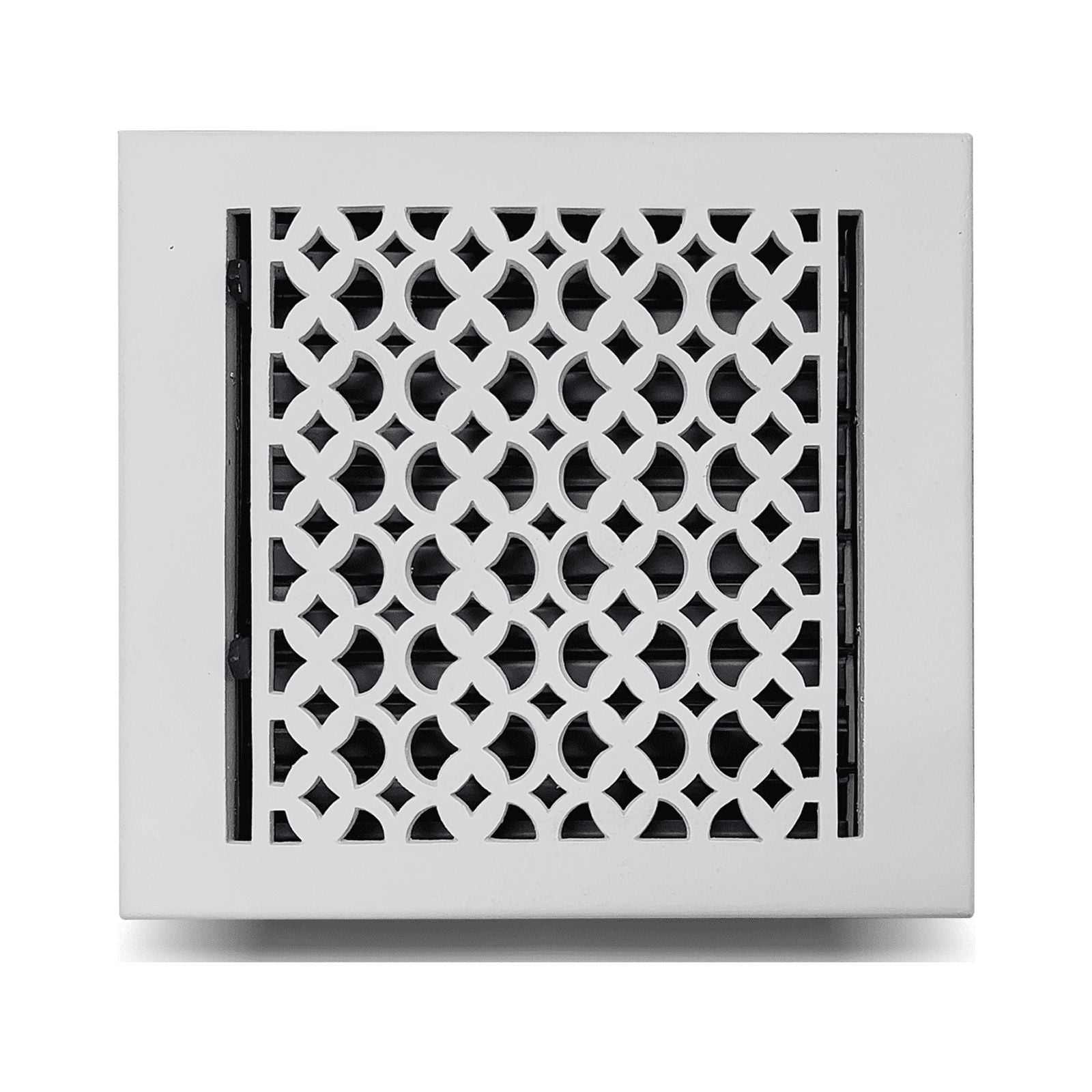 Prima 9" x 9" Cast Iron Vent Covers | Durable, White Vent Covers for ...