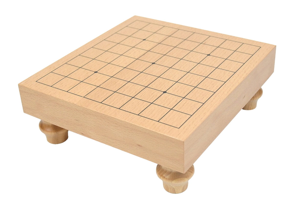 9 x 9 Go Board with Legs (36mm thick, beech wood veneer, no stones ...