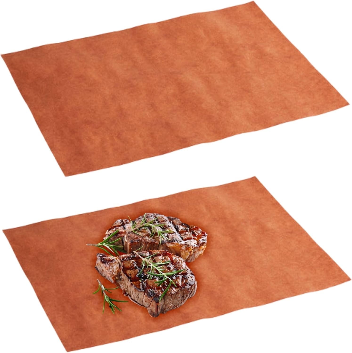 9"x12" Peach Brown Butcher Steak Paper - Food Service Wrapping Paper ...
