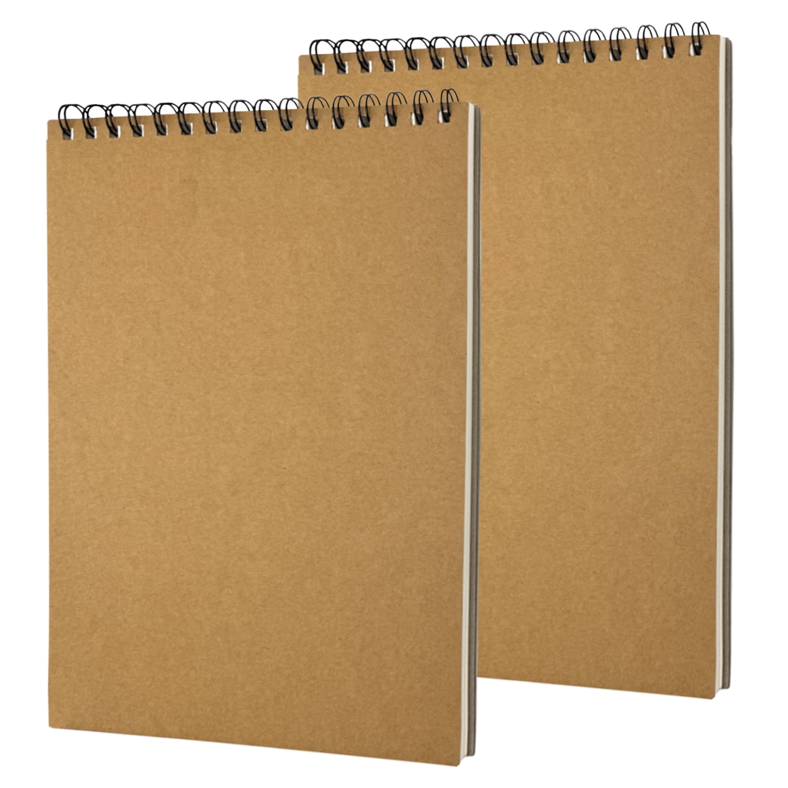 9"x12" Sketch Book 120gsm, 2 Pack Spiral Bound Sketching Drawing Pad ...