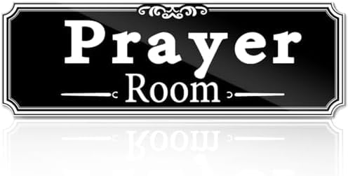 9"x3" Prayer Room Sign Self-adhesive Door Wall Window Signage for ...