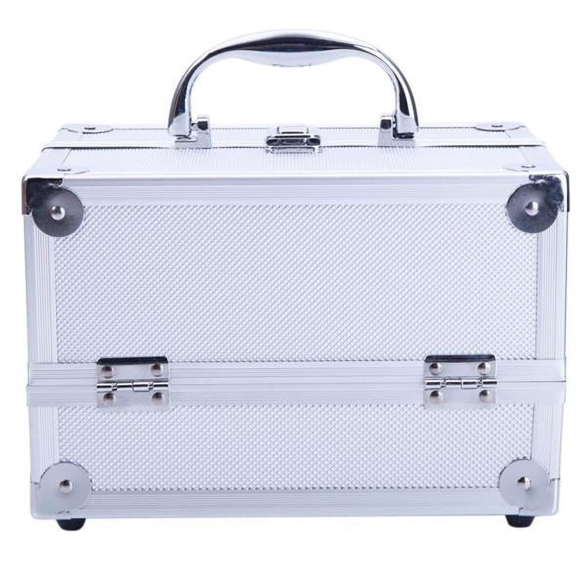 9"x6"x6" Portable Makeup Case, Small Cosmetic Organizer Box , Lockable ...