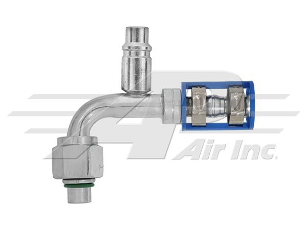 90° #10 Female O-Ring with 14mm 1234yf Port - Walmart.com