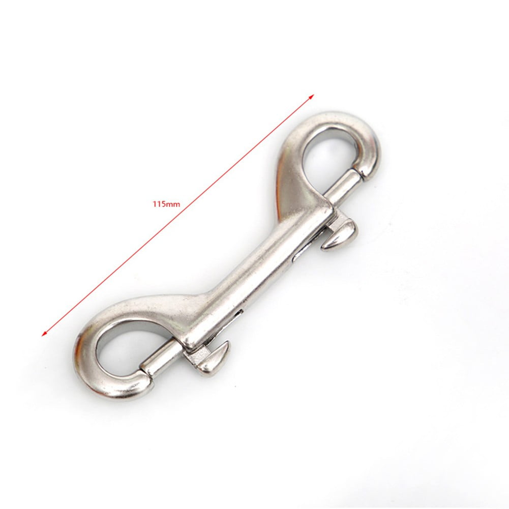 90/100/115mm Scuba Diving Quick Carabiner Swivel Eye Bolt Double Ended ...