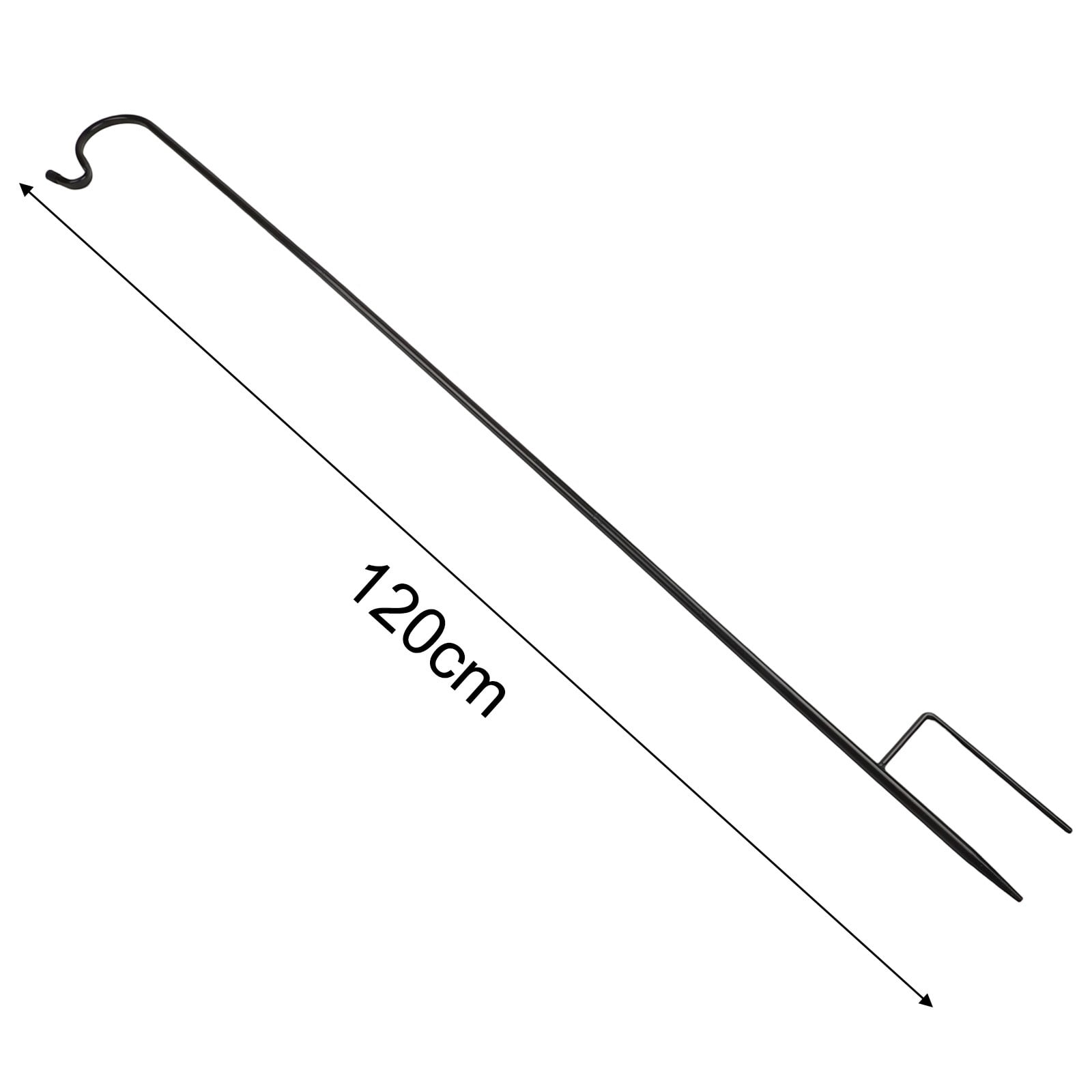 90/100/120Cm Versatile Shepherd Hook Outdoor Garden Hook Plant Hook ...