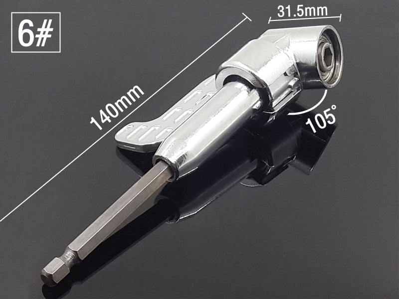 90/105/360 Degrees 1/4" Hex Shank Magnetic Adapter Bending Drills ...