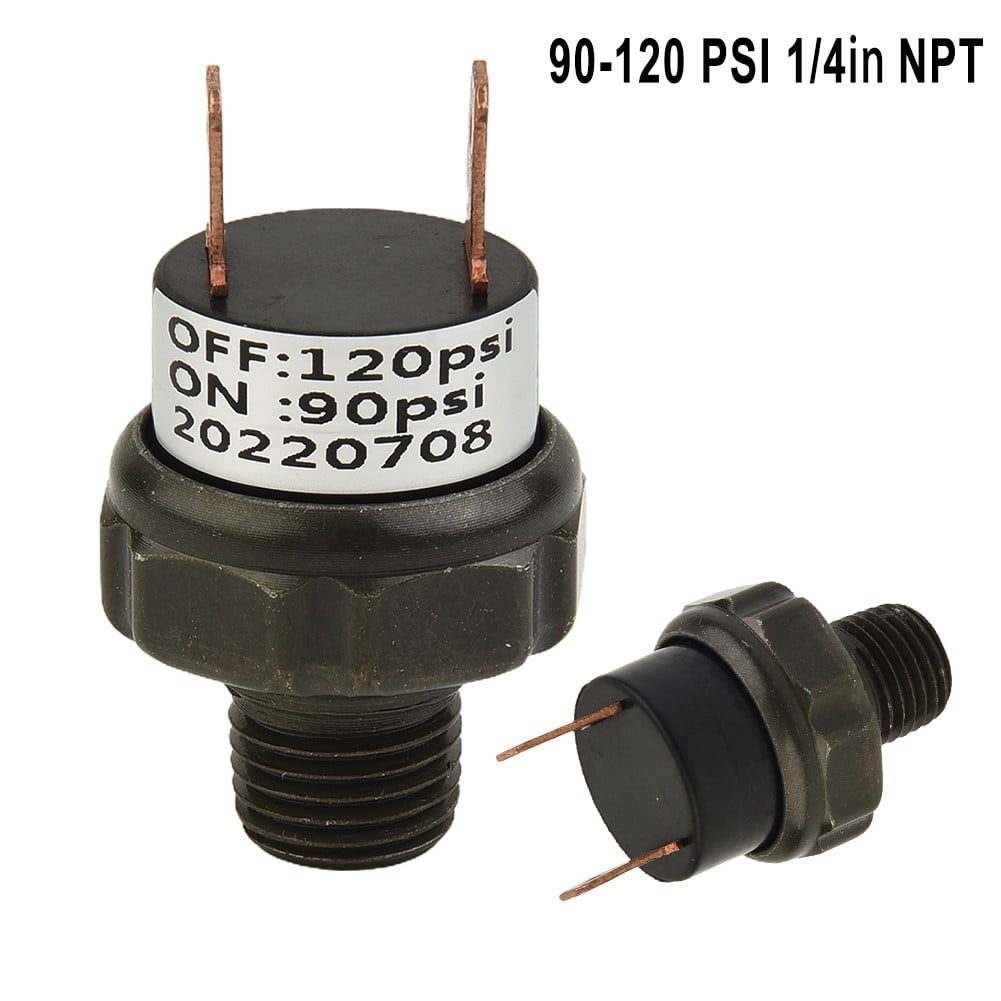 90-120 PSI Air Compressor Tank Pressure Switch Heavy Duty Pressure ...