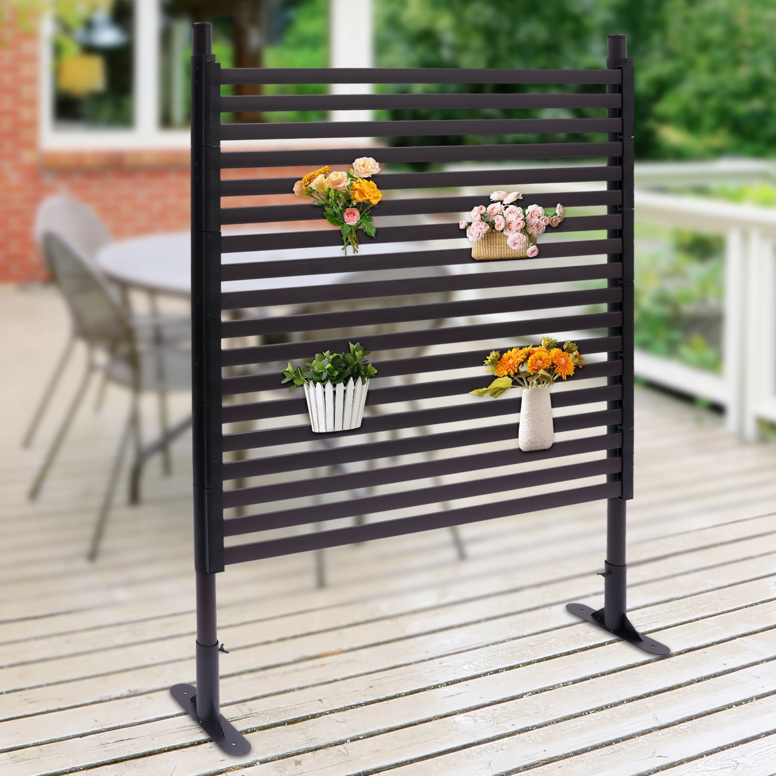 90*120cm Outdoor Privacy Fence Screen, Tall Divider for Outdoor Garden ...