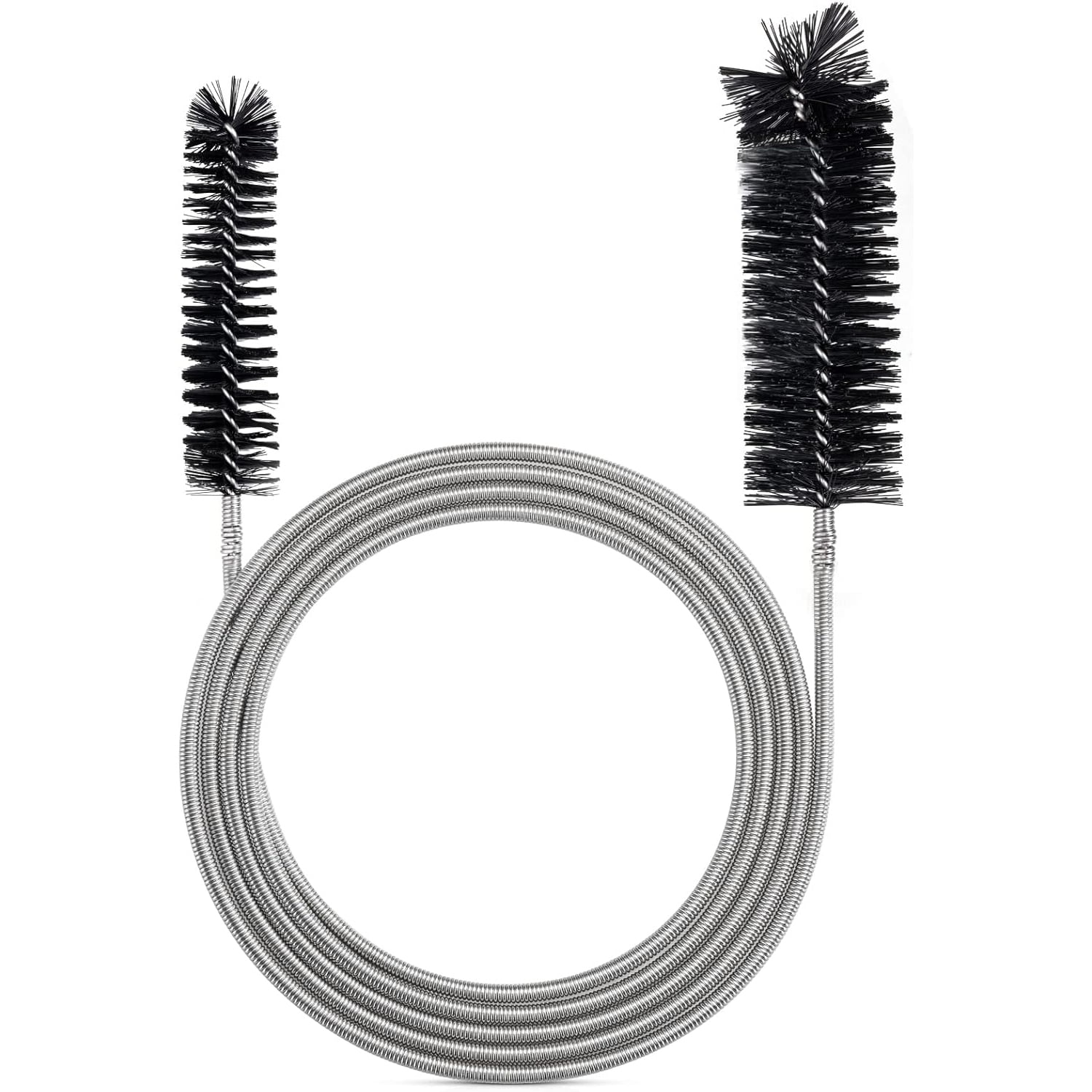 90/155/200cm Pipe Cleaning Brush Flexible Double Ended Hose Brush Pipe ...