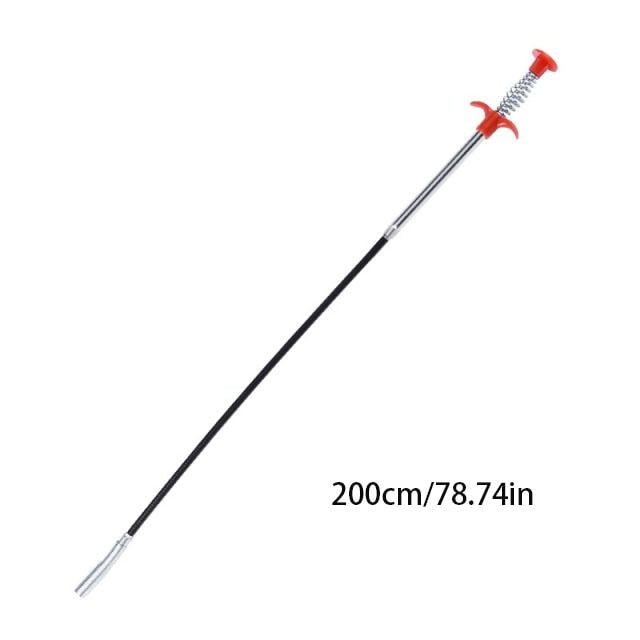 90/160/200cm Multifunctional Pipe Dredging Tool Bendable Drain Auger ...
