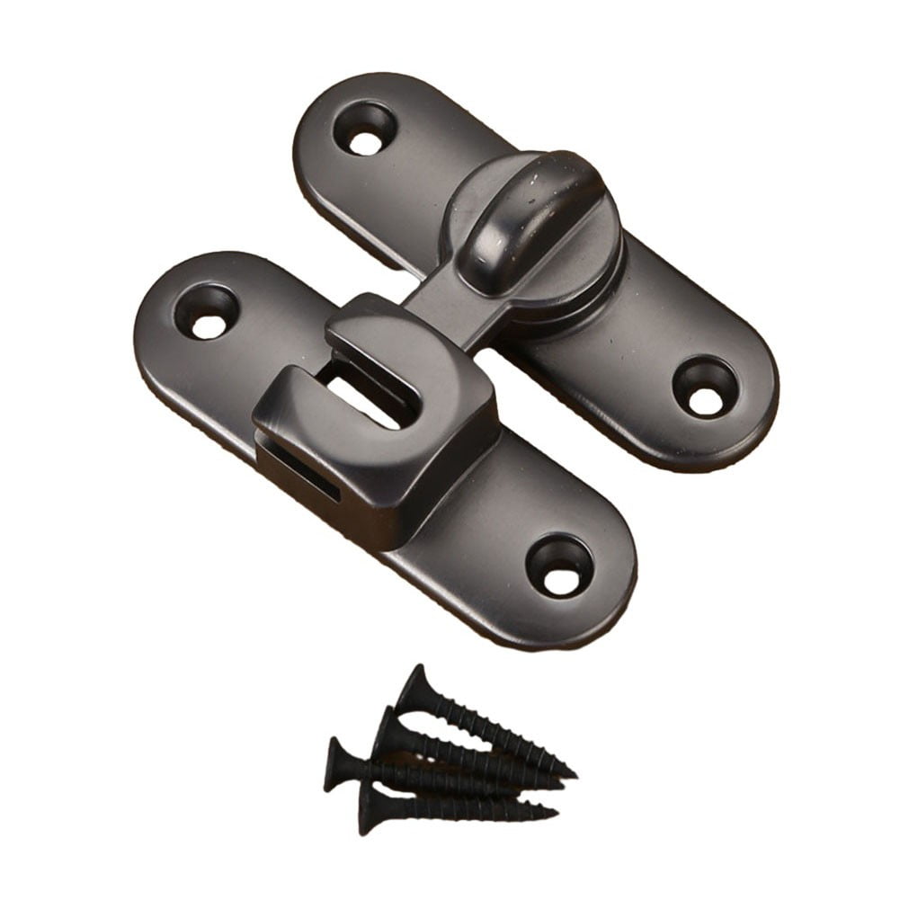 90/180° Anti-Theft Buckle Barn Door Lock Zinc Alloy Sliding Door Hasp ...