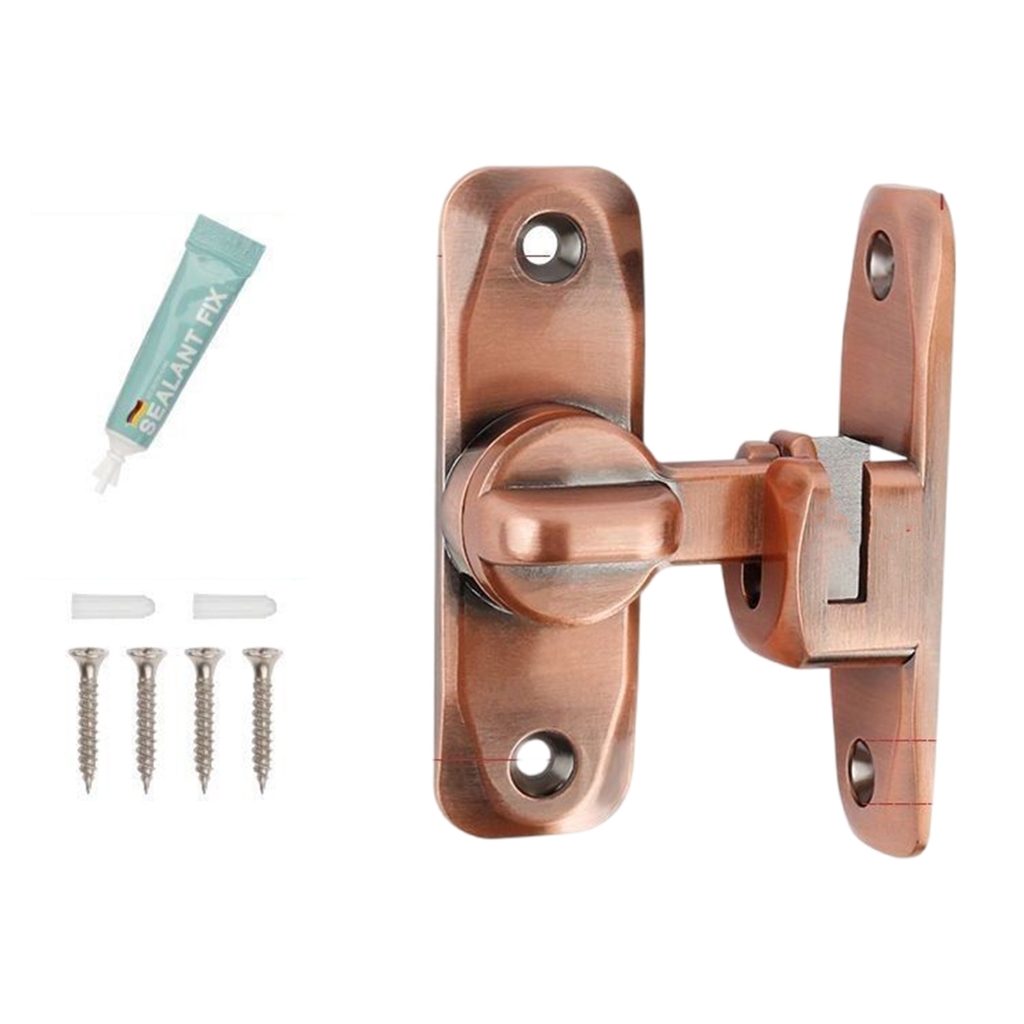 90/180 Degree Barn Door Lock No Drilling Safety Sliding Door Lock ...