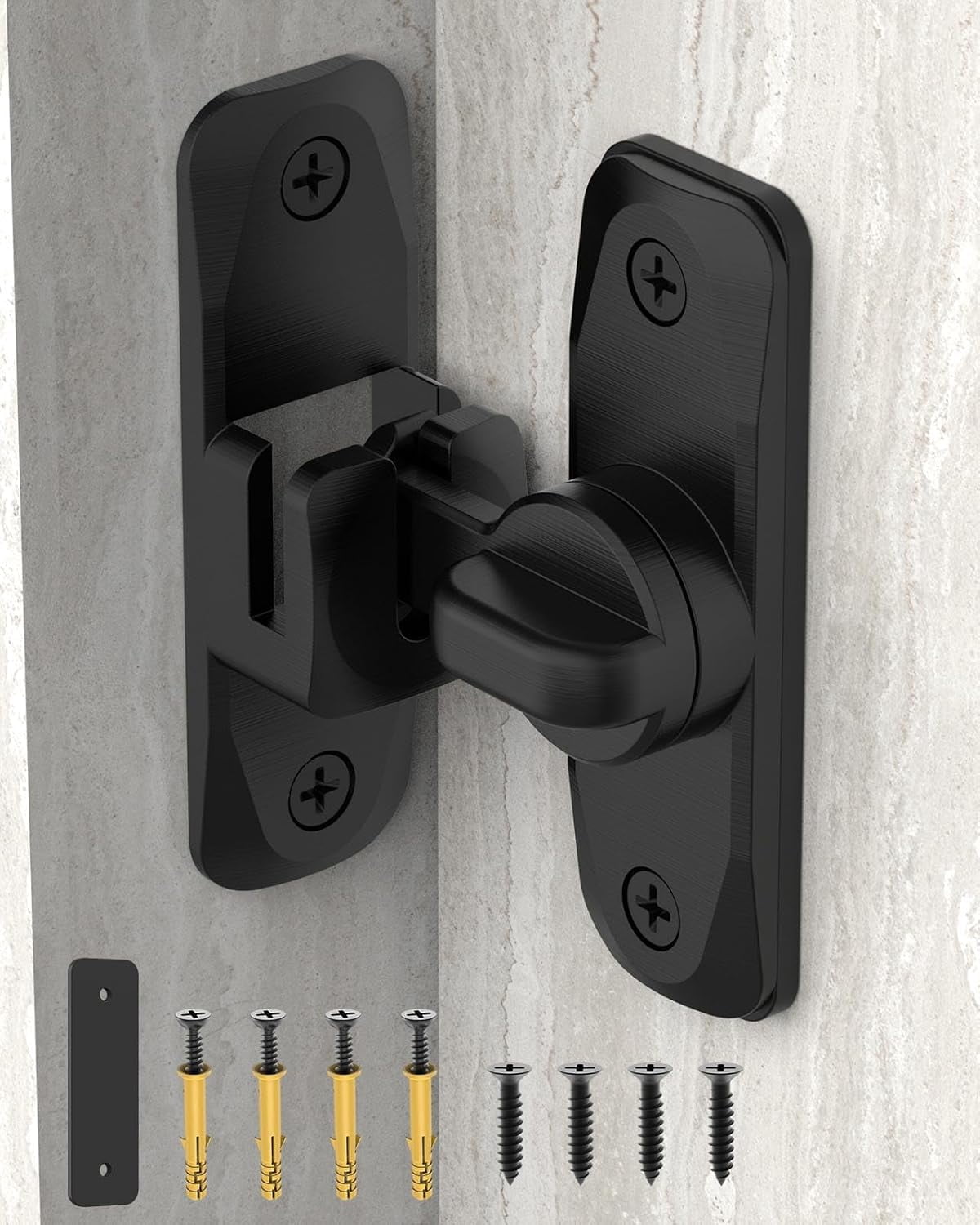 90/180 Degree Barn Door Lock, Small Flip Gate Latches Hardware, Door ...