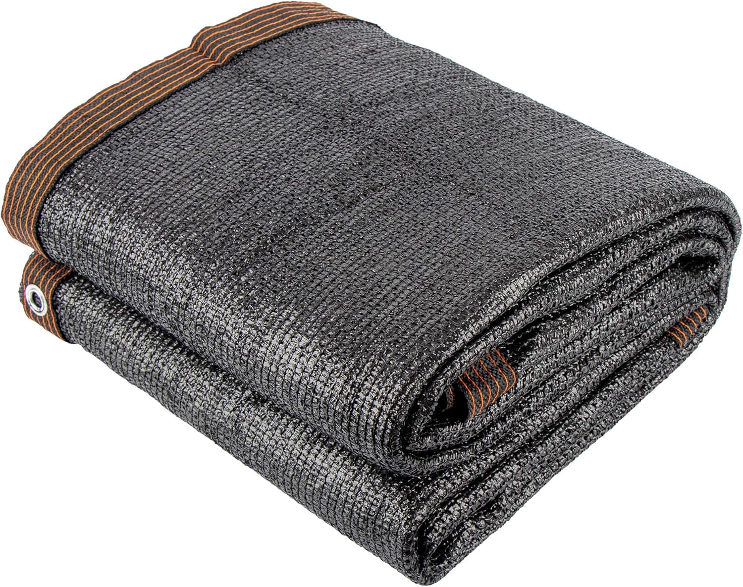 90% 20 X 30 FT Black Shade Cloth, Outdoor Woven Sun Shade with Grommets ...