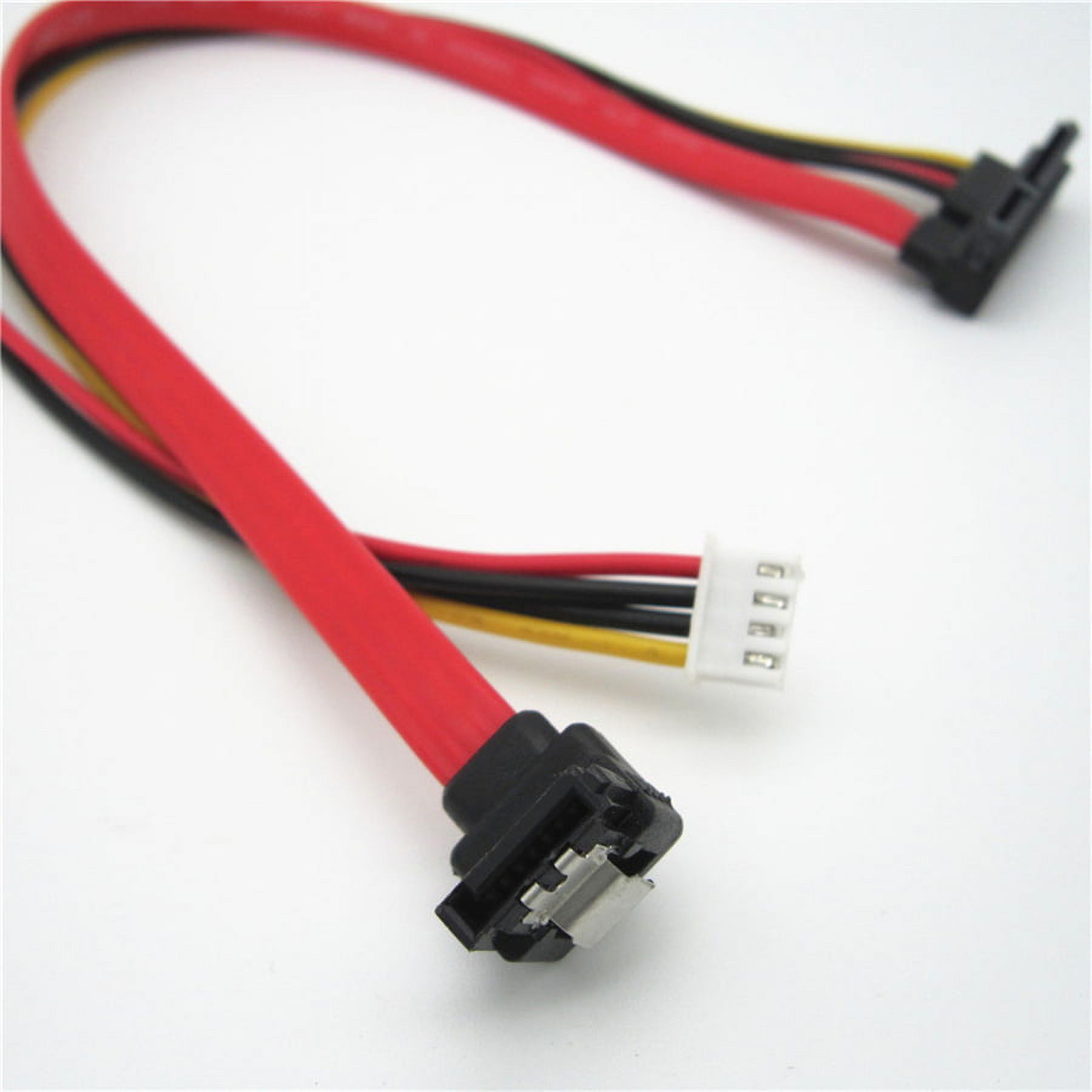90° 22P(7+15) SATA to SH 2.0 4 Pin Power HDD Hard Disk Computer Data Power Cable - Walmart.com