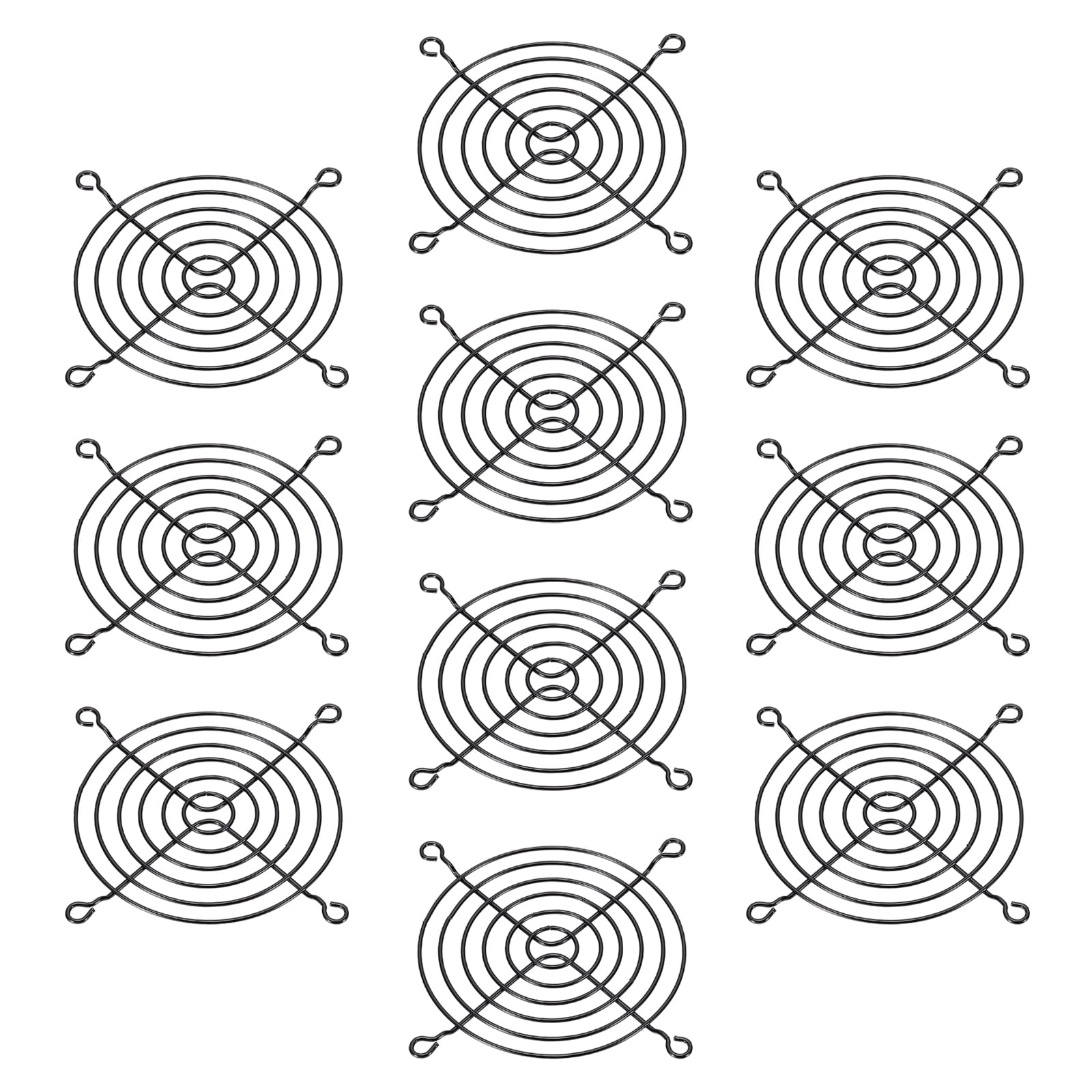90.5mm Fan Finger Grill, 10 Pack Metal Grill Protector Guard Fan ...