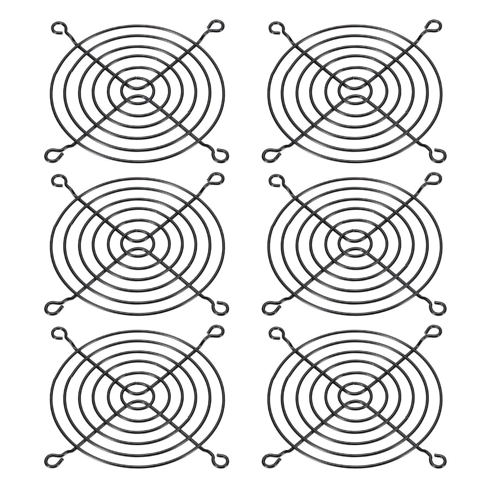 90.5mm Fan Finger Grill, 6 Pack Metal Grill Protector Guard Fan ...