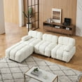 90.60" Beige Sofa with Technology Cloth – Waterproof, Stain & Cat ...