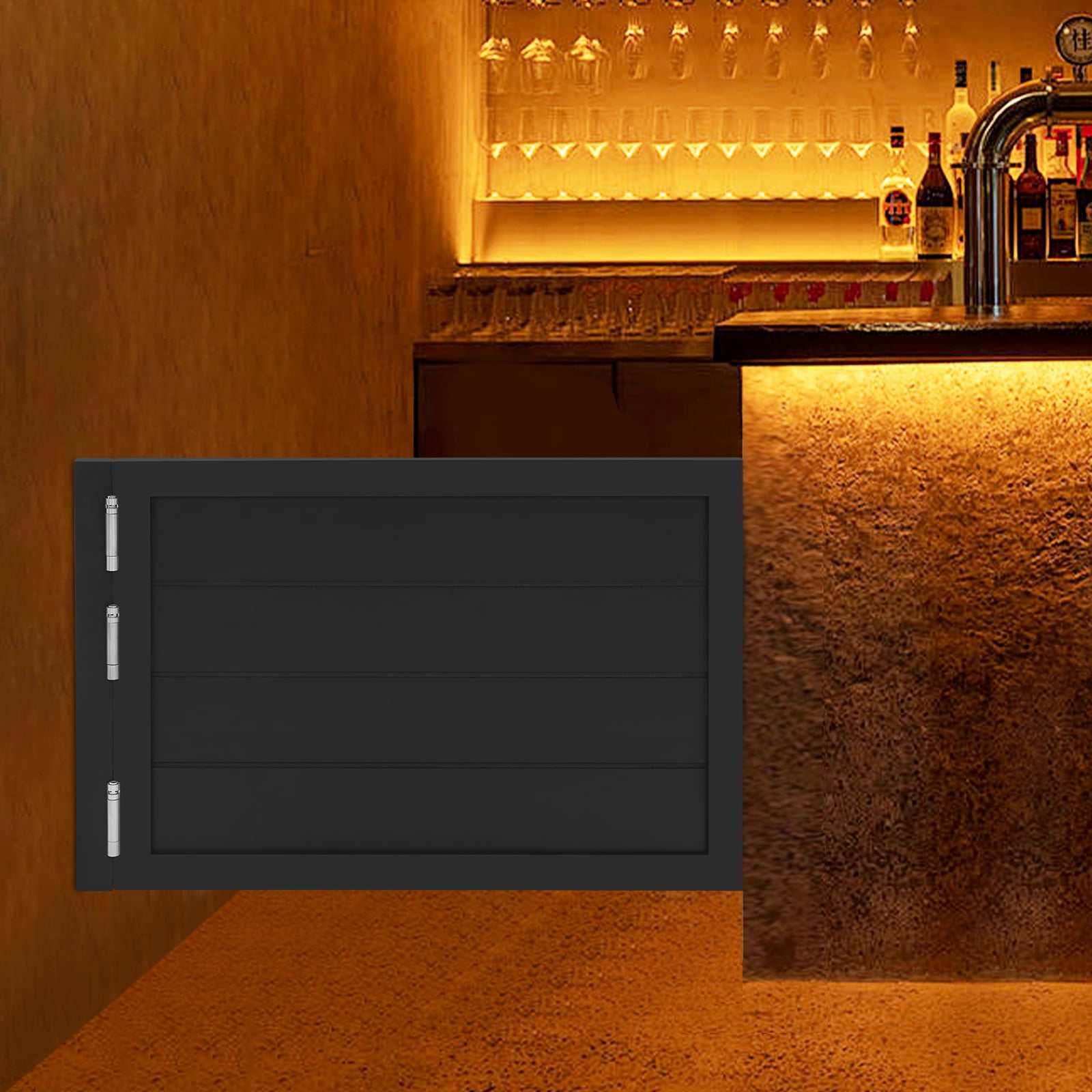 90*60cm Partition Door, Black Partition Half Door for Houses, Kitchens ...