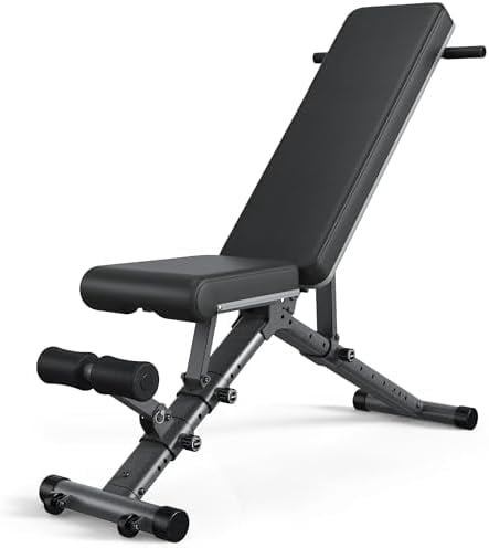 90° Adjustable Weight Bench Workout Bench, 1000 LB Heavy Duty Incline ...