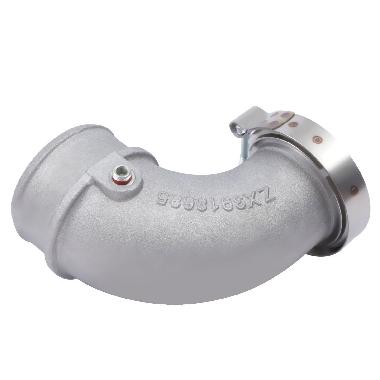 90° Air Transfer Pipe Turbo Intake Elbow Assy For Cummins Holset HX35 ...