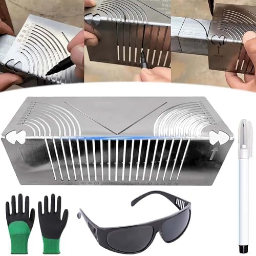 90° Angle Marking Ruler Angle And Marking Tool Square Tube Scriber 20 ...