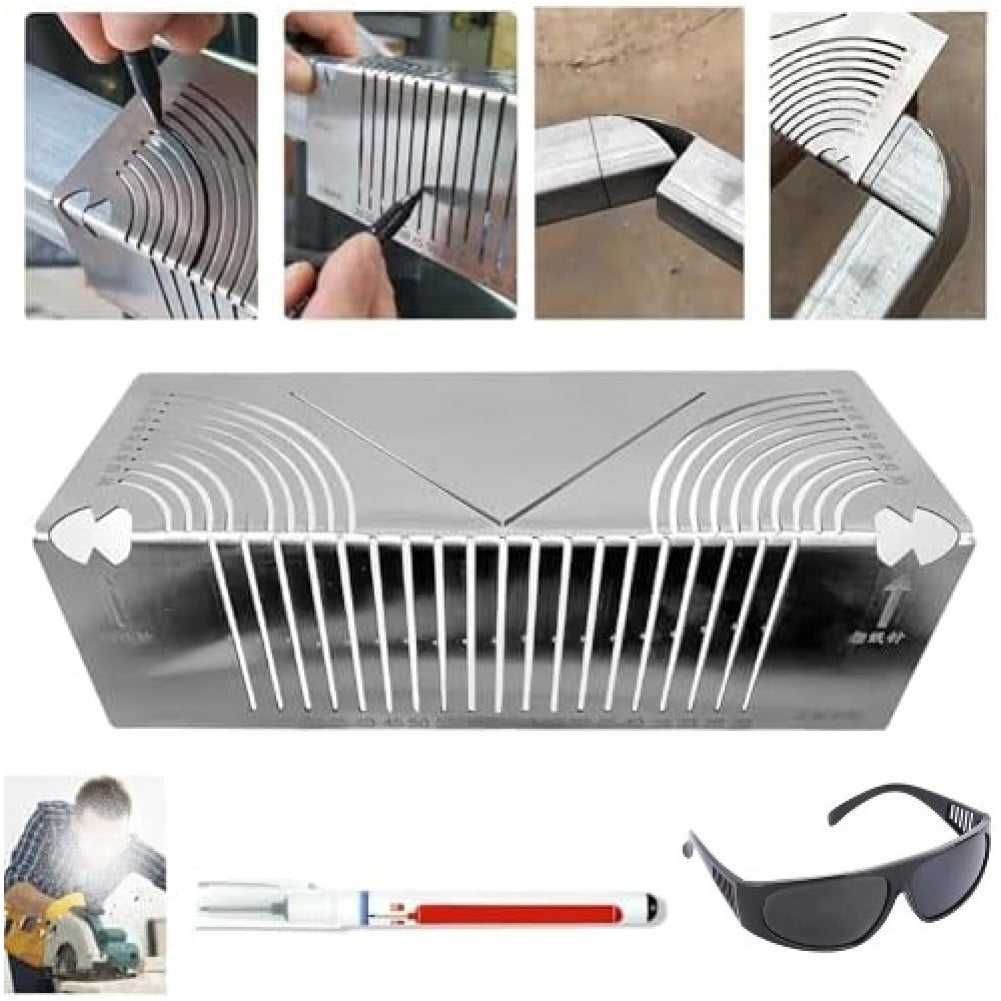 90° Angle Marking Ruler Angle And Marking Tool Square Tube Scriber 20 ...