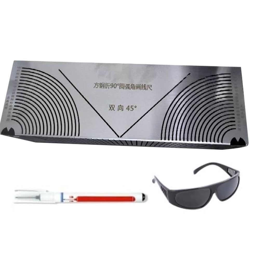 90° Angle Marking Ruler Angle And Marking Tool Square Tube Scriber ...