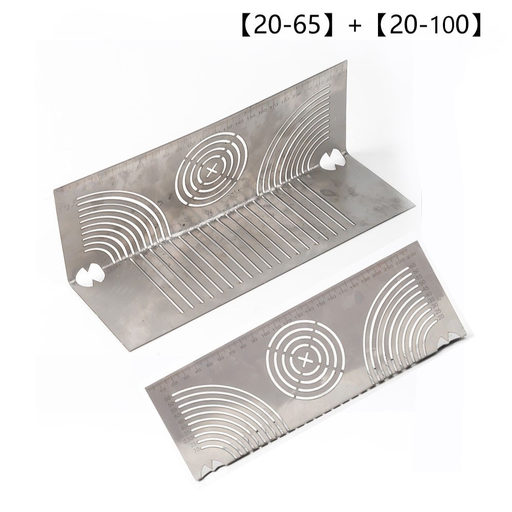 90° Angle Marking Ruler Square Tube Angle And Marking Measuring Tool ...