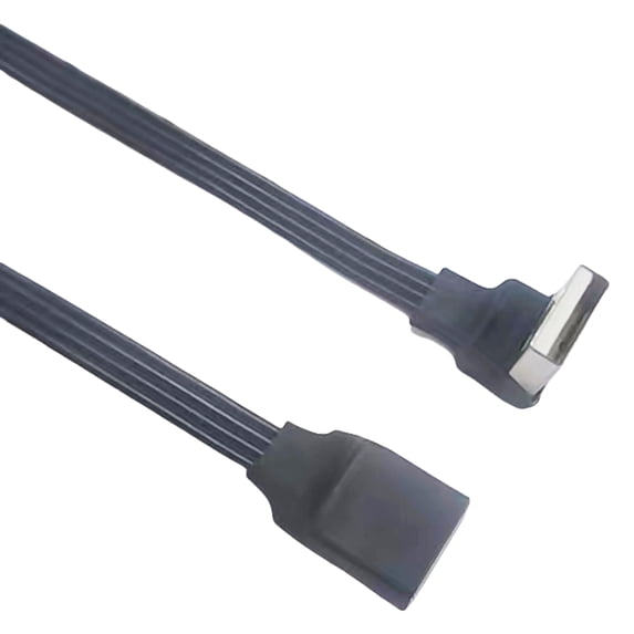 90°Angled USB 2.0 Extension Cable Male to Female Supports Charging and ...