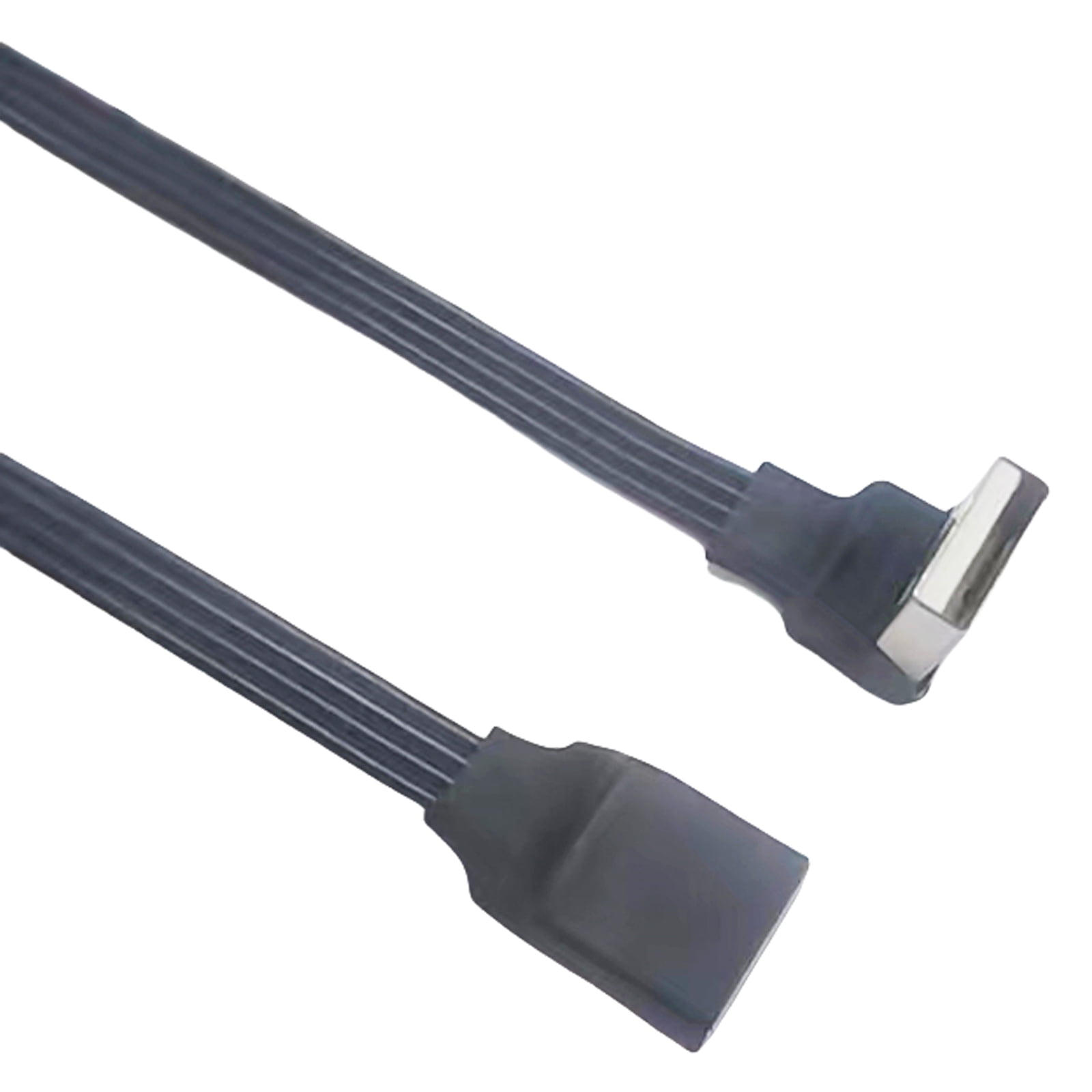 90°Angled USB 2.0 Extension Cable Male to Female Supports Charging and ...
